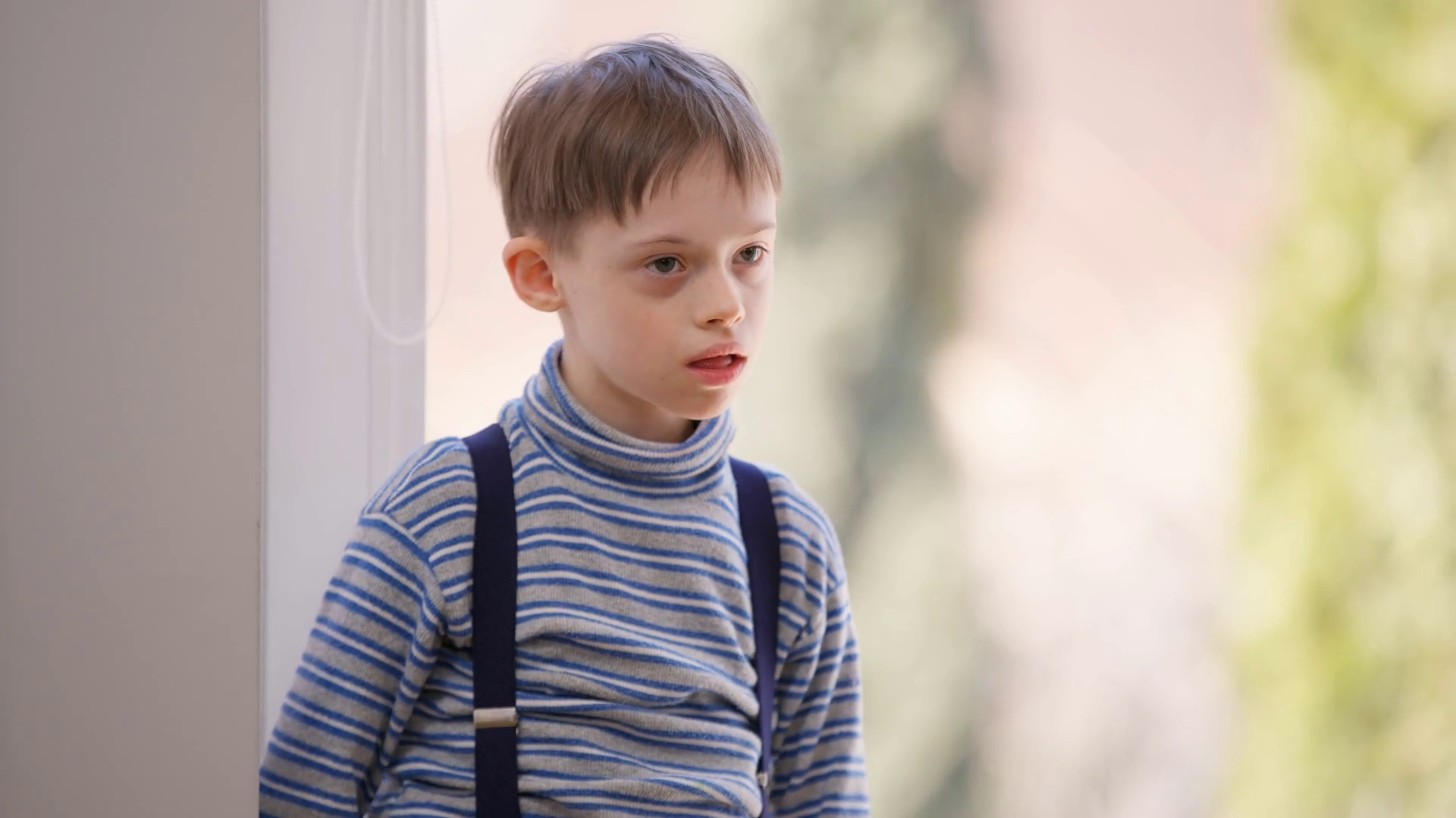 Portrait Of Distracted Thoughtful Autistic Stock Footage SBV-346963472 ...