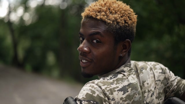 Soldier Turning And Smling Stock Footage: Royalty-Free Video Clips ...