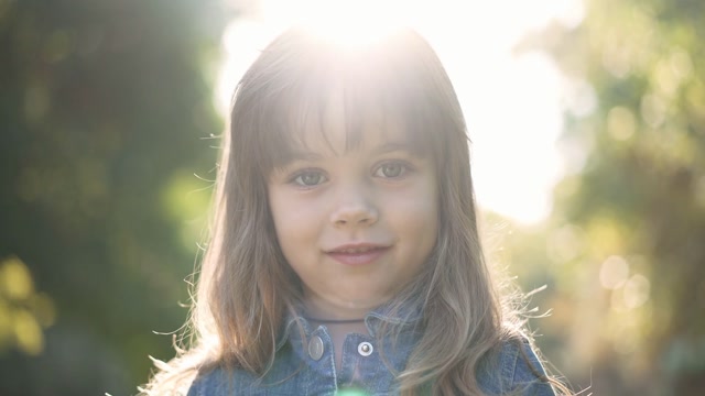 Little Girl Portrait Stock Footage: Royalty-Free Video Clips - Storyblocks