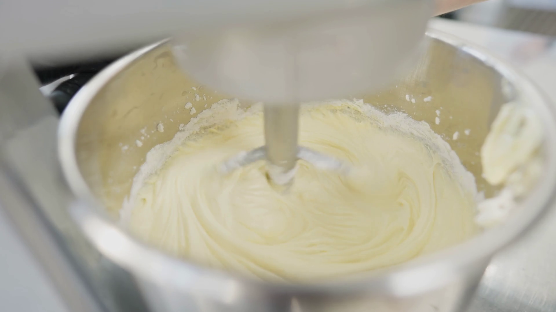 Close-up Of Sweet Pastry Dough Mixing In Stock Footage SBV-346460738 ...