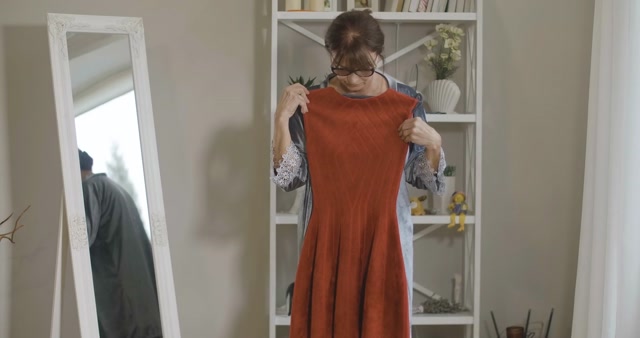 Woman Getting Dressed Stock Footage: Royalty-Free Video Clips - Storyblocks