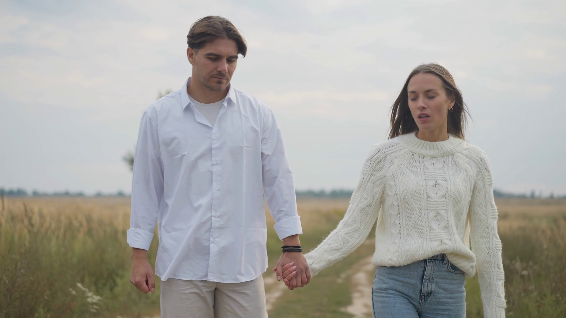 Dolly Shot Angry Young Woman Arguing With Stock Footage SBV-348430443 ...