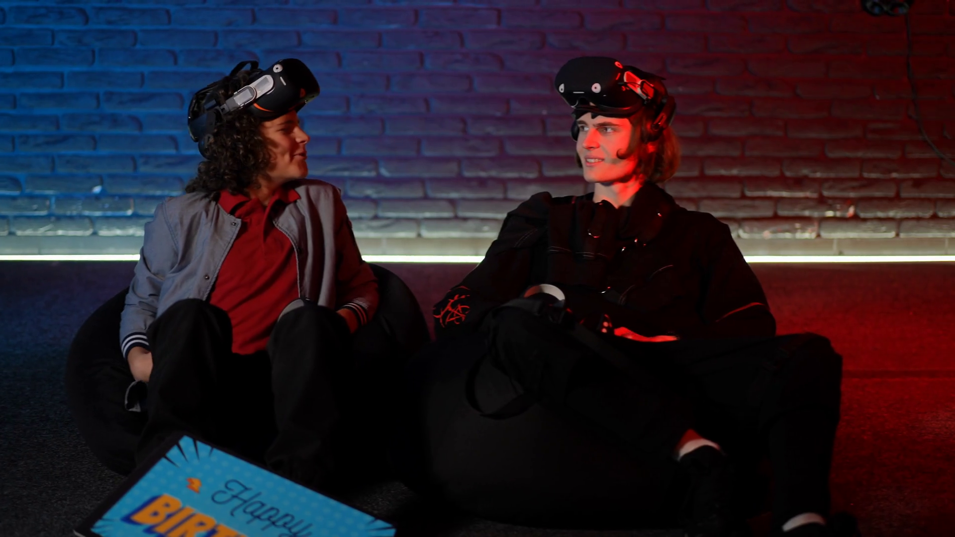 Two Teenage Brothers Are Having Fun Stock Footage SBV-348787212 ...