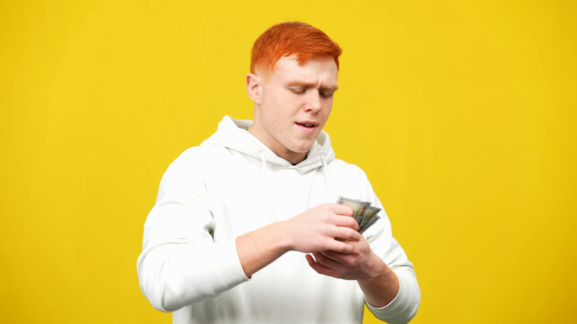 Wealthy Millennial Redhead Man Scattering Stock Footage SBV-346411658 ...