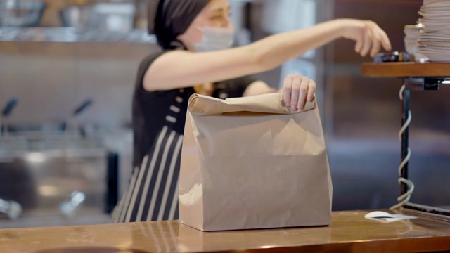 Paper Bag Fast Food Stock Footage: Royalty-Free Video Clips - Storyblocks