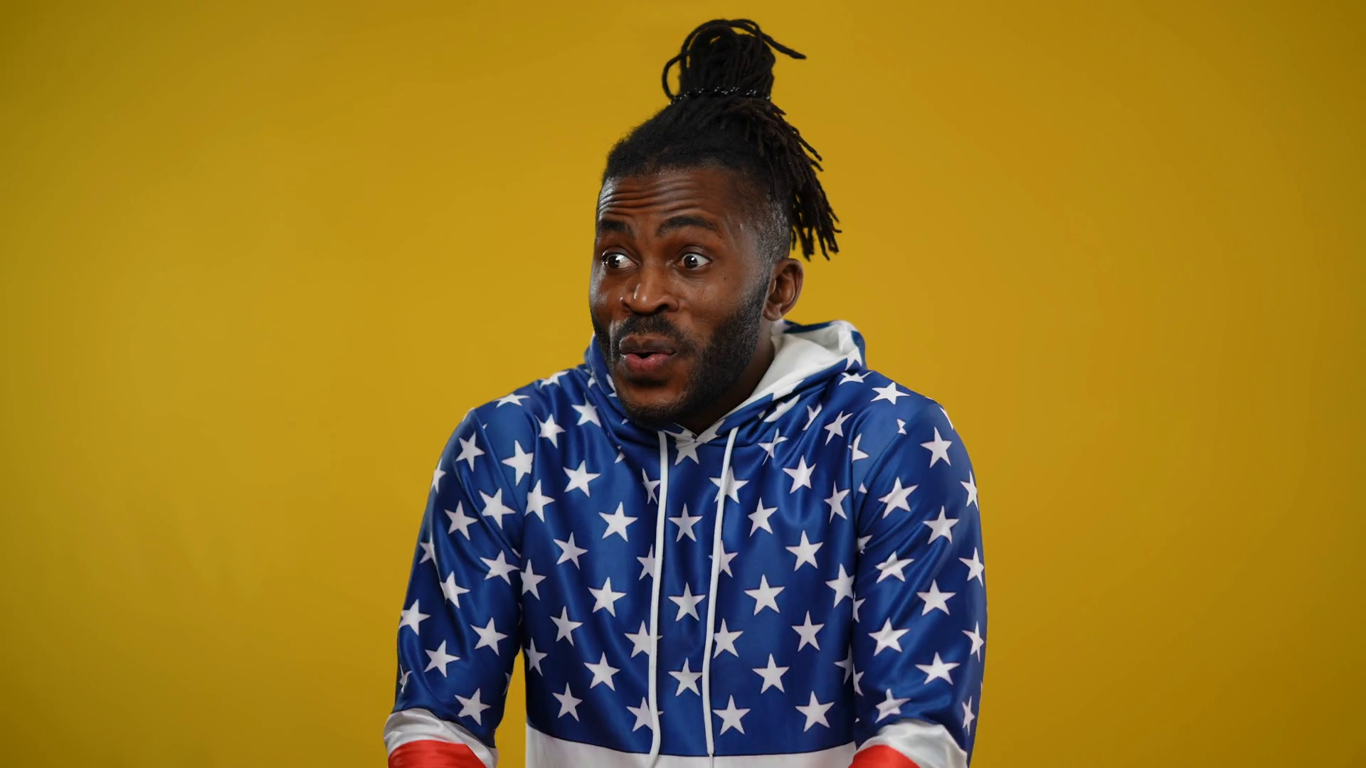 Dazed Amazed African American Man Looking Stock Footage SBV-346633579 ...