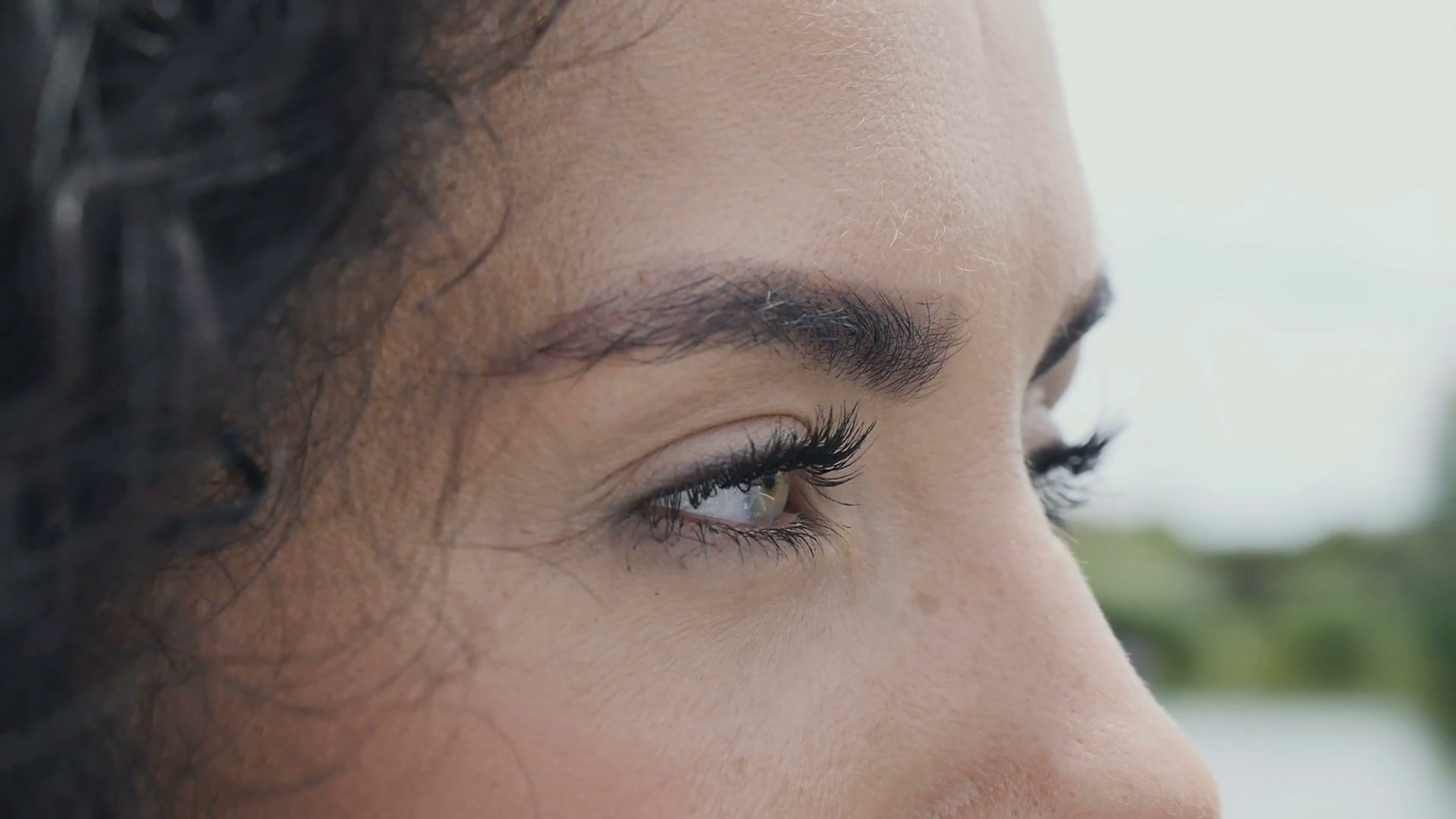 Lovely Person Winks Up Close Stock Footage SBV-317135552 - Storyblocks