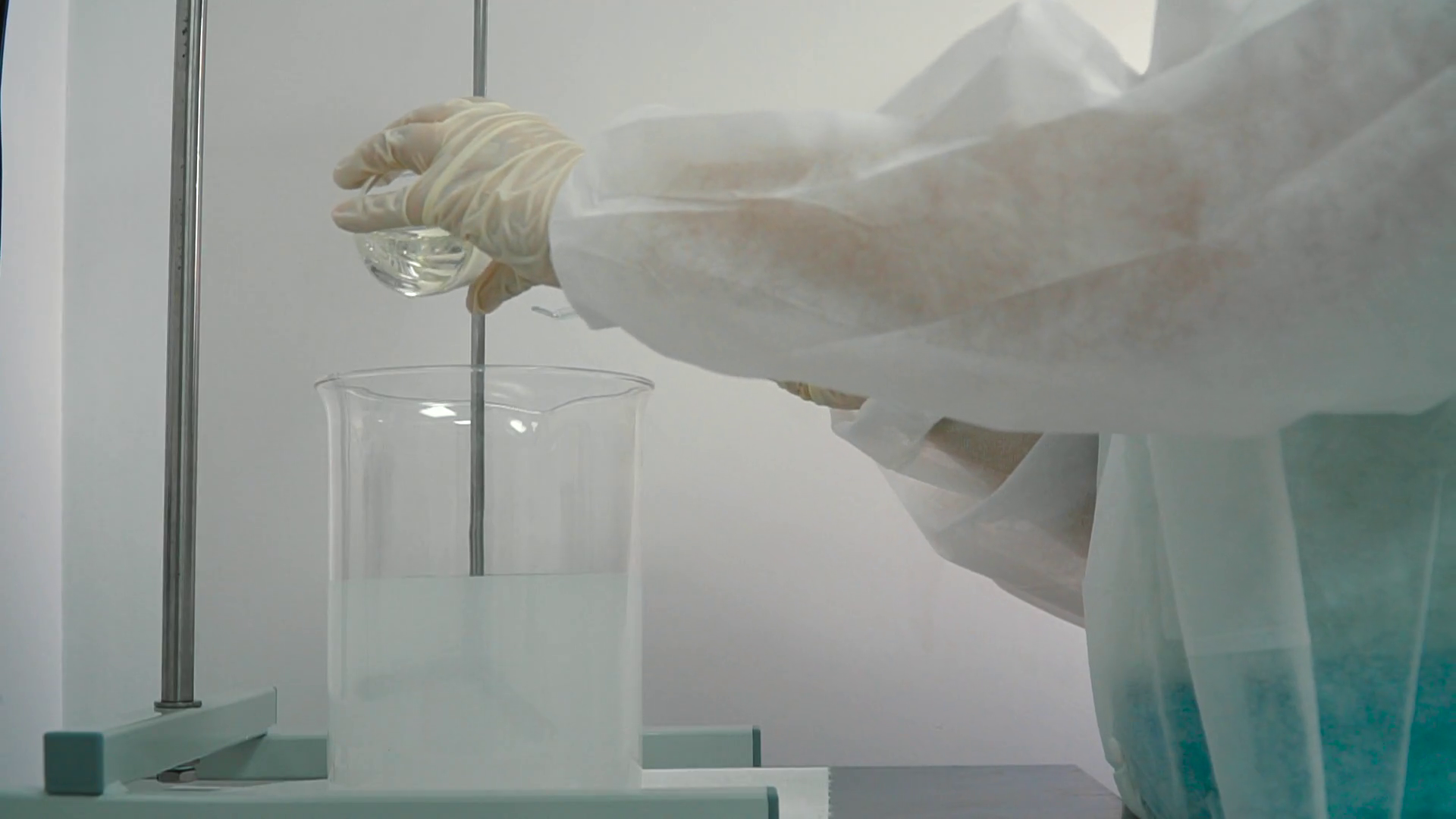 Chemist Pouring Gel Into Container With Stock Footage SBV-324391261 ...