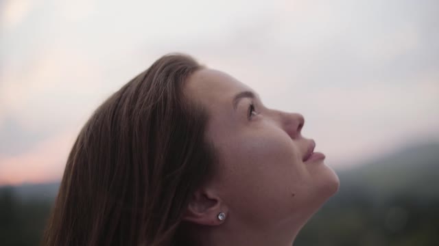 People Look Up Close Up Stock Footage: Royalty-Free Video Clips ...