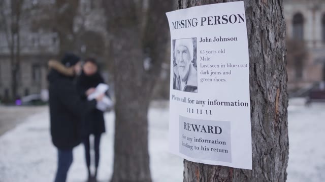 Missing Person Poster Stock Footage: Royalty-Free Video Clips - Storyblocks