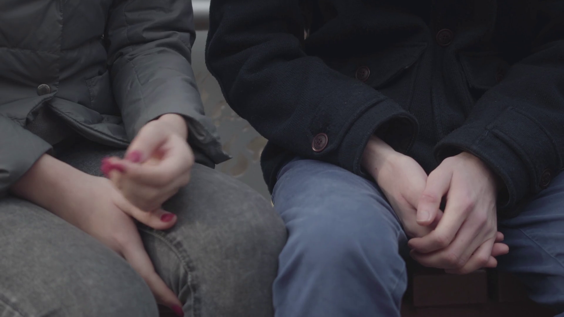 Close-up Of Hand Holding Teenage Girl Stock Footage SBV-338255571 ...