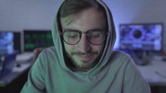 Hacker Happy Stock Footage: Royalty-Free Video Clips - Storyblocks