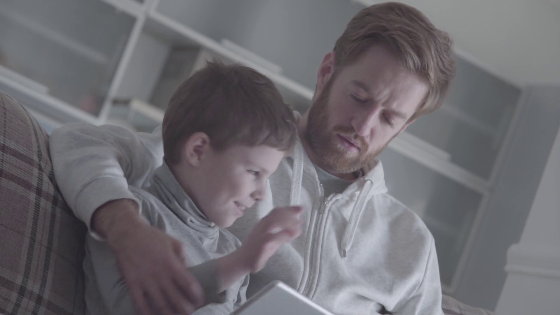 Father Young Child Playfully Interacting On Stock Footage SBV-330313735 ...