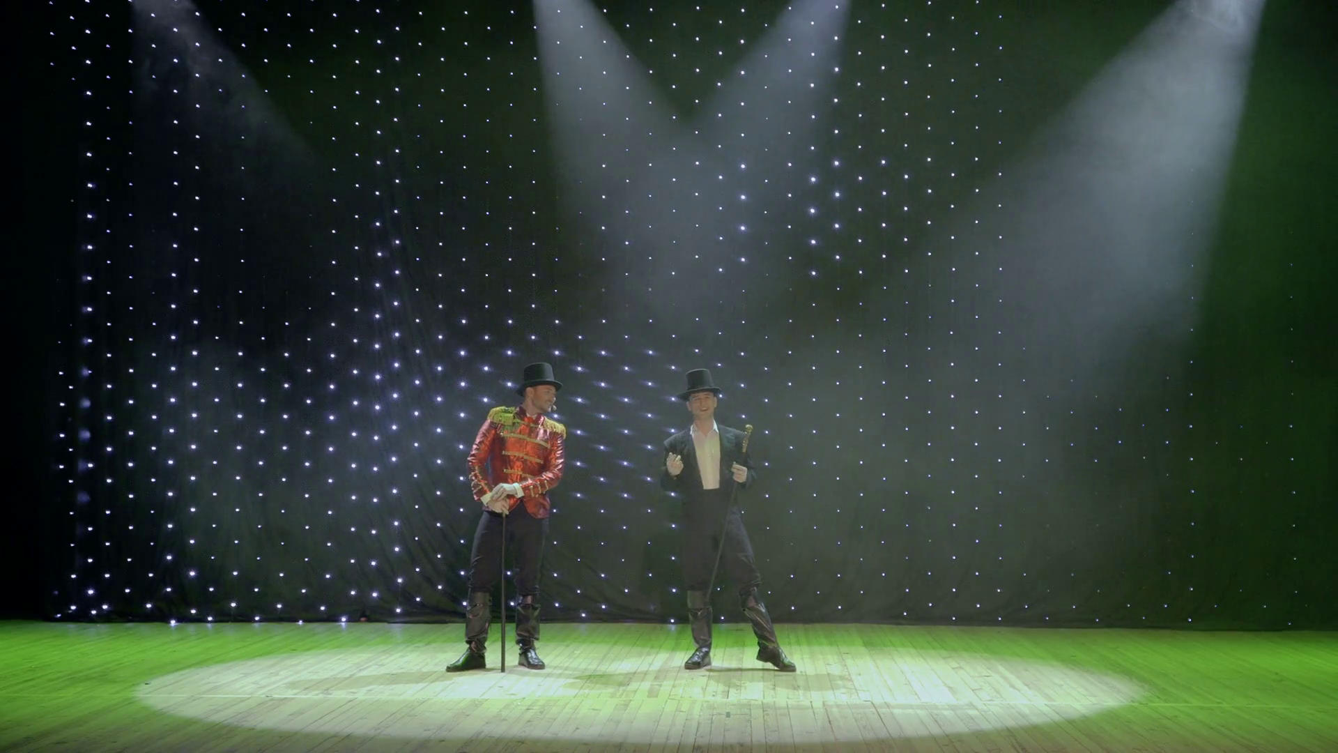 Elegant Men Performing On Stage In Theater Stock Footage SBV-321781637 ...