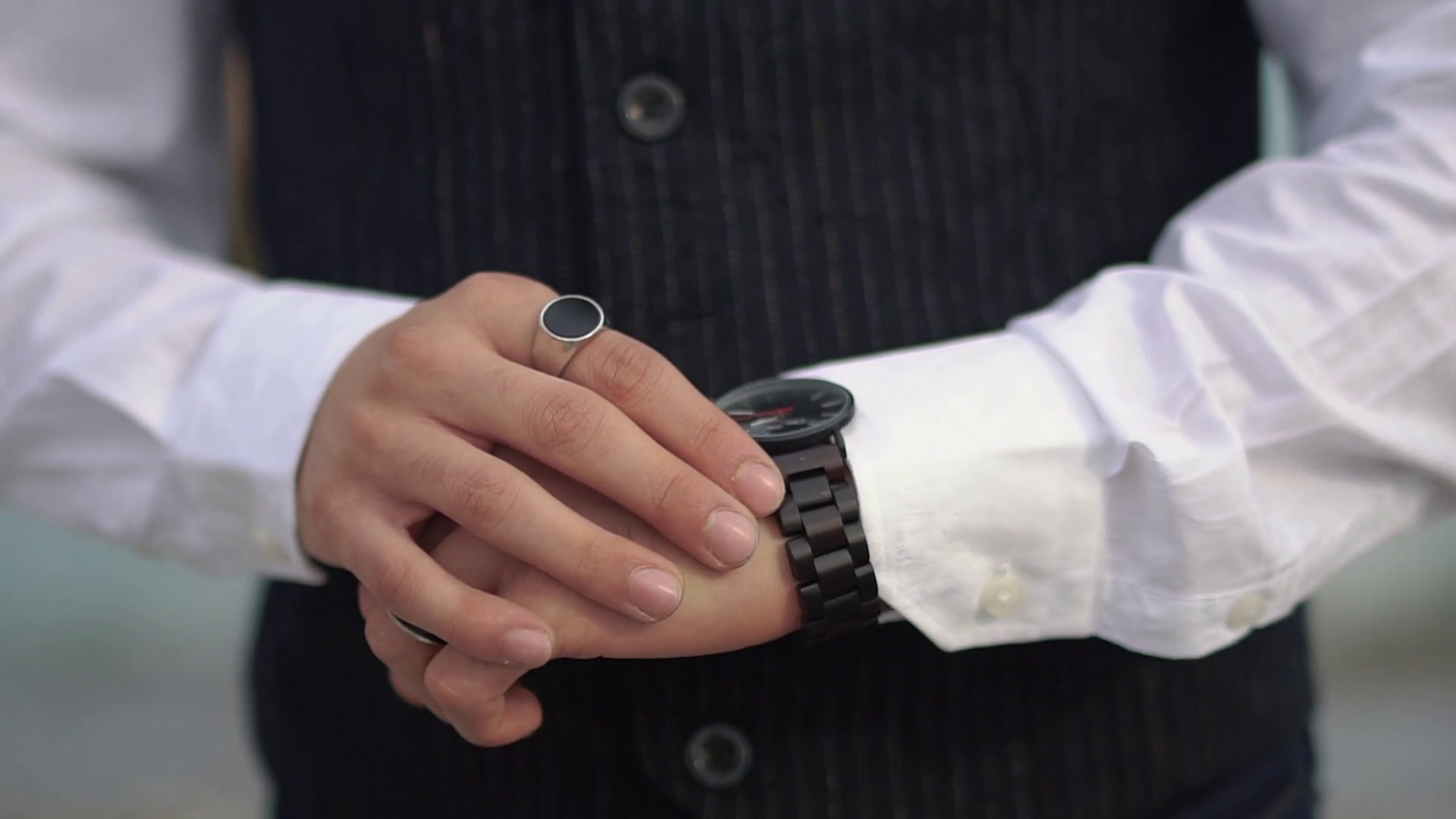 Man In Classical Suit Looking At Watch On Stock Footage SBV-335116009 ...