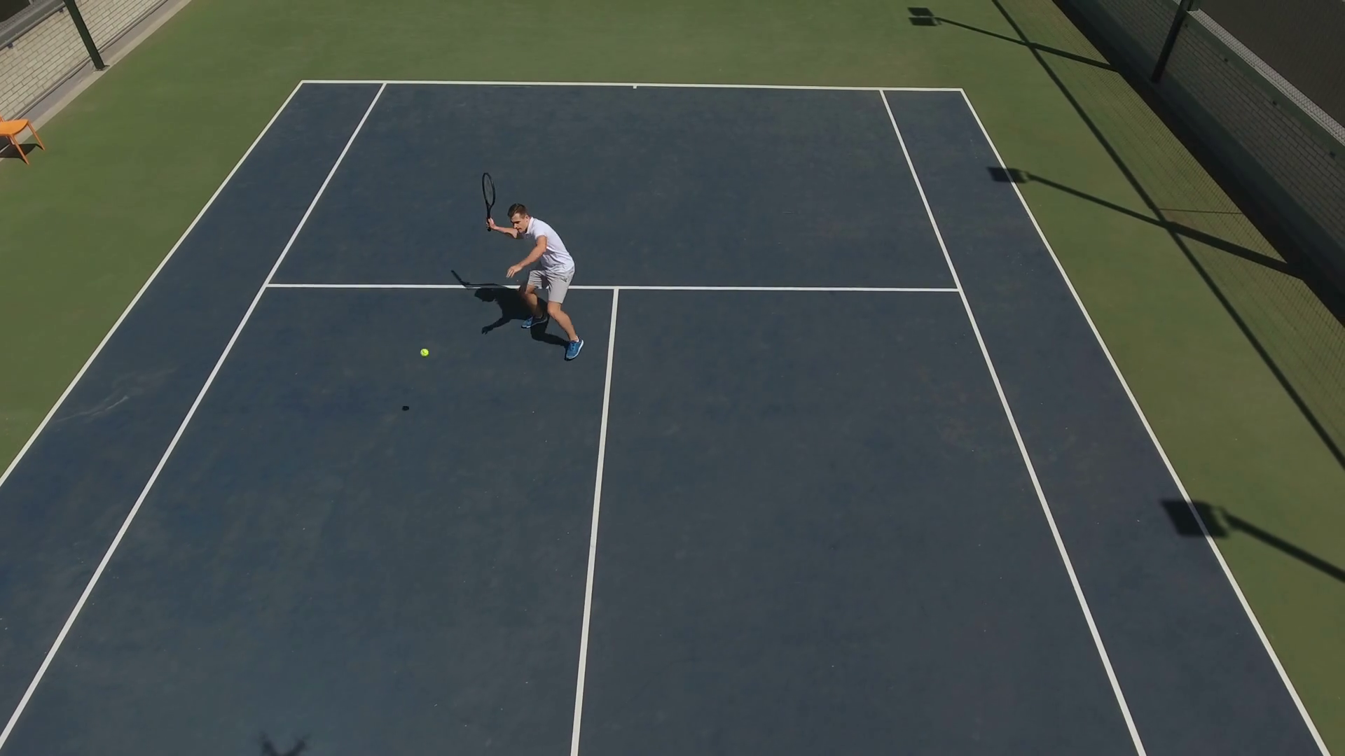People Playing Tennis On Courts Stock Footage SBV-316274637 - Storyblocks
