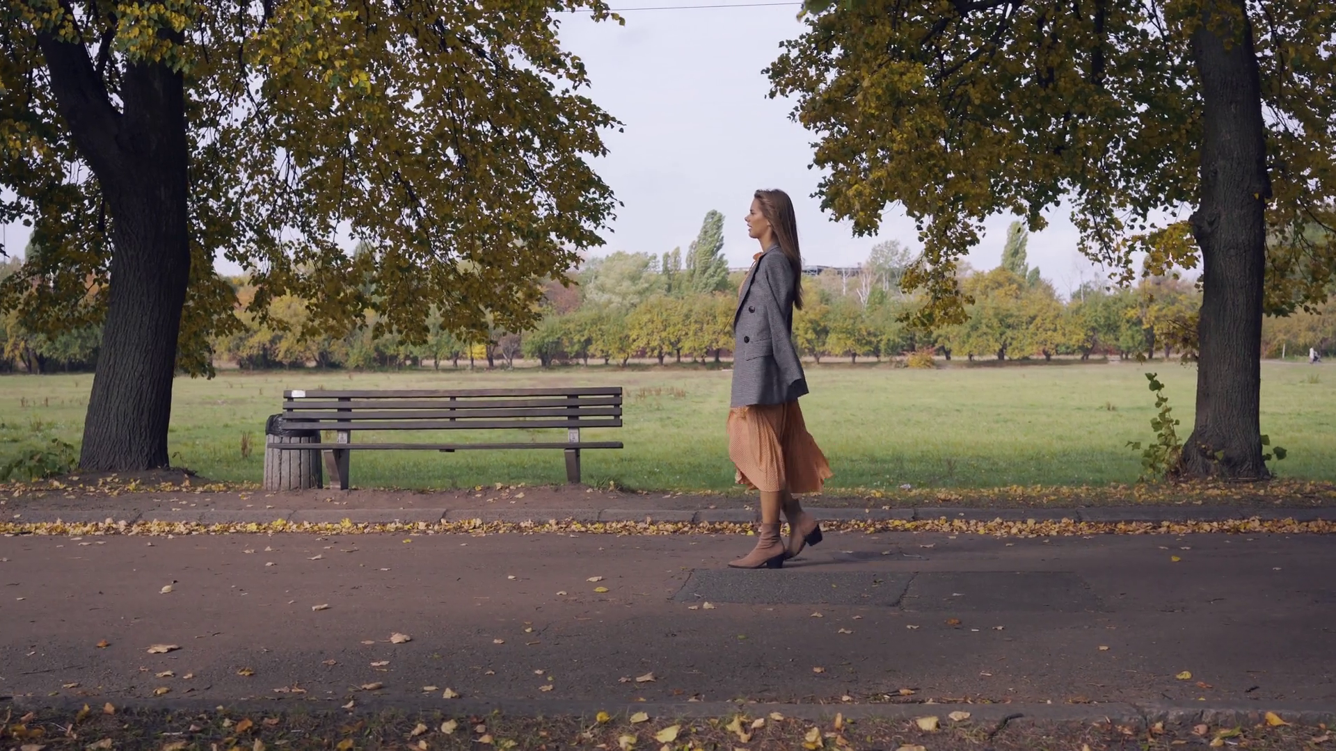 Side View Of Elegant Caucasian Woman In Stock Footage SBV-337875326 ...