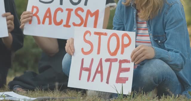 Hate Signs Stock Footage: Royalty-Free Video Clips - Storyblocks