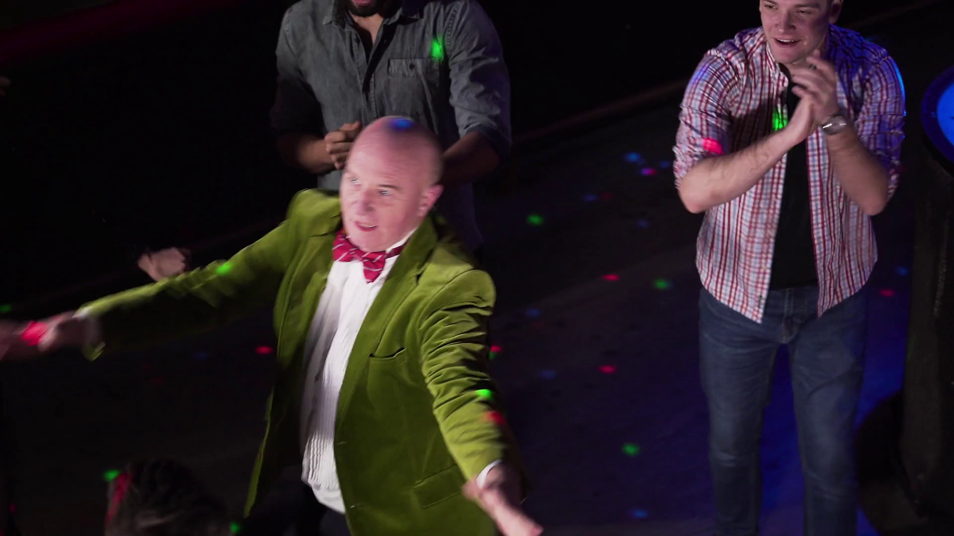 Top View Of Active Funny Dance Of Old Stock Footage SBV-338160485 ...