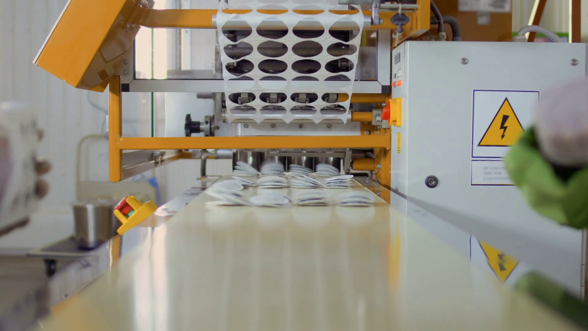 Two Workers Packing Tea Bags At Tea Factory Stock Footage SBV-322815174 ...