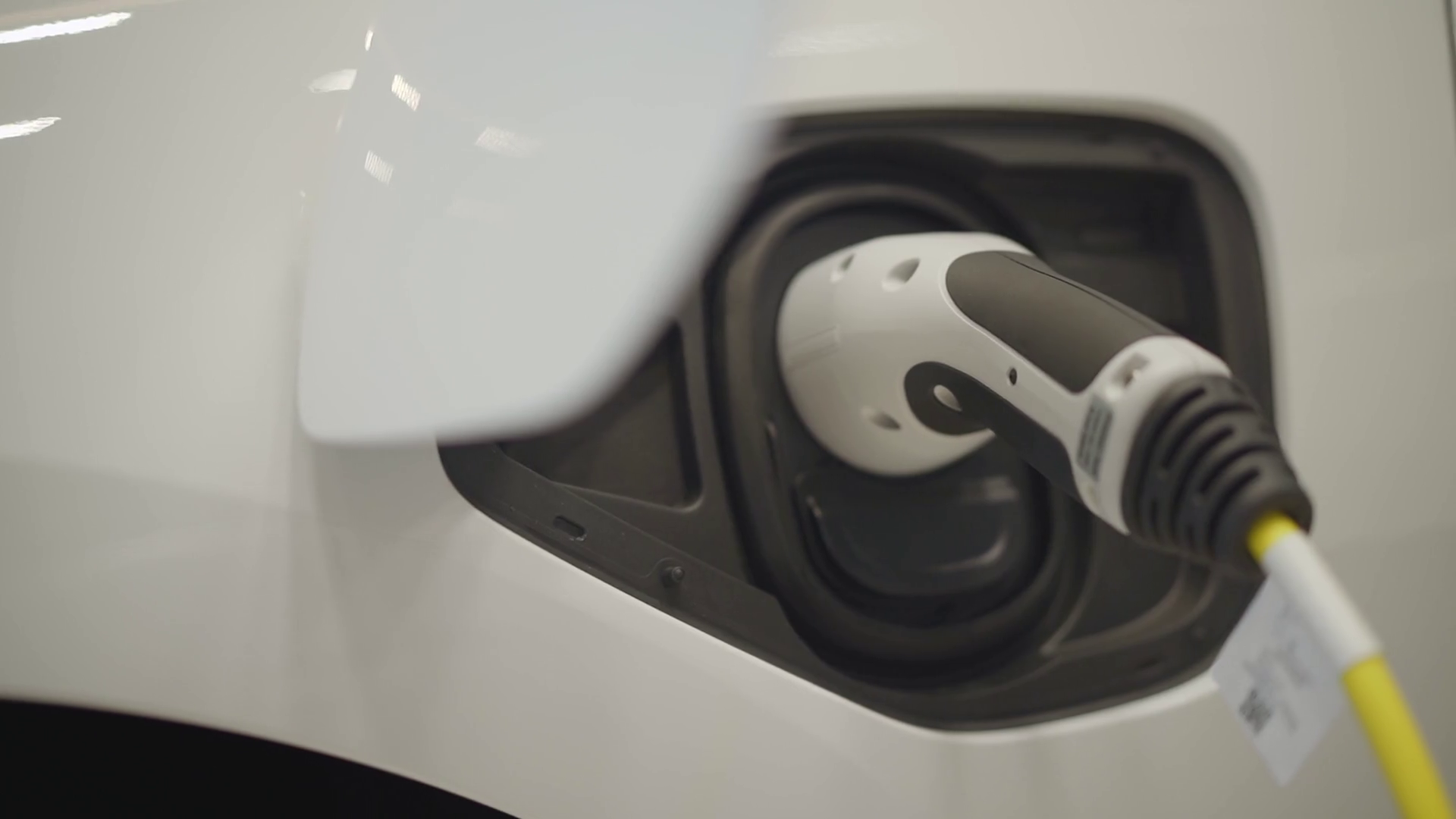 Urban Electric Car Plugged Into Electric Stock Footage SBV-332430430 ...