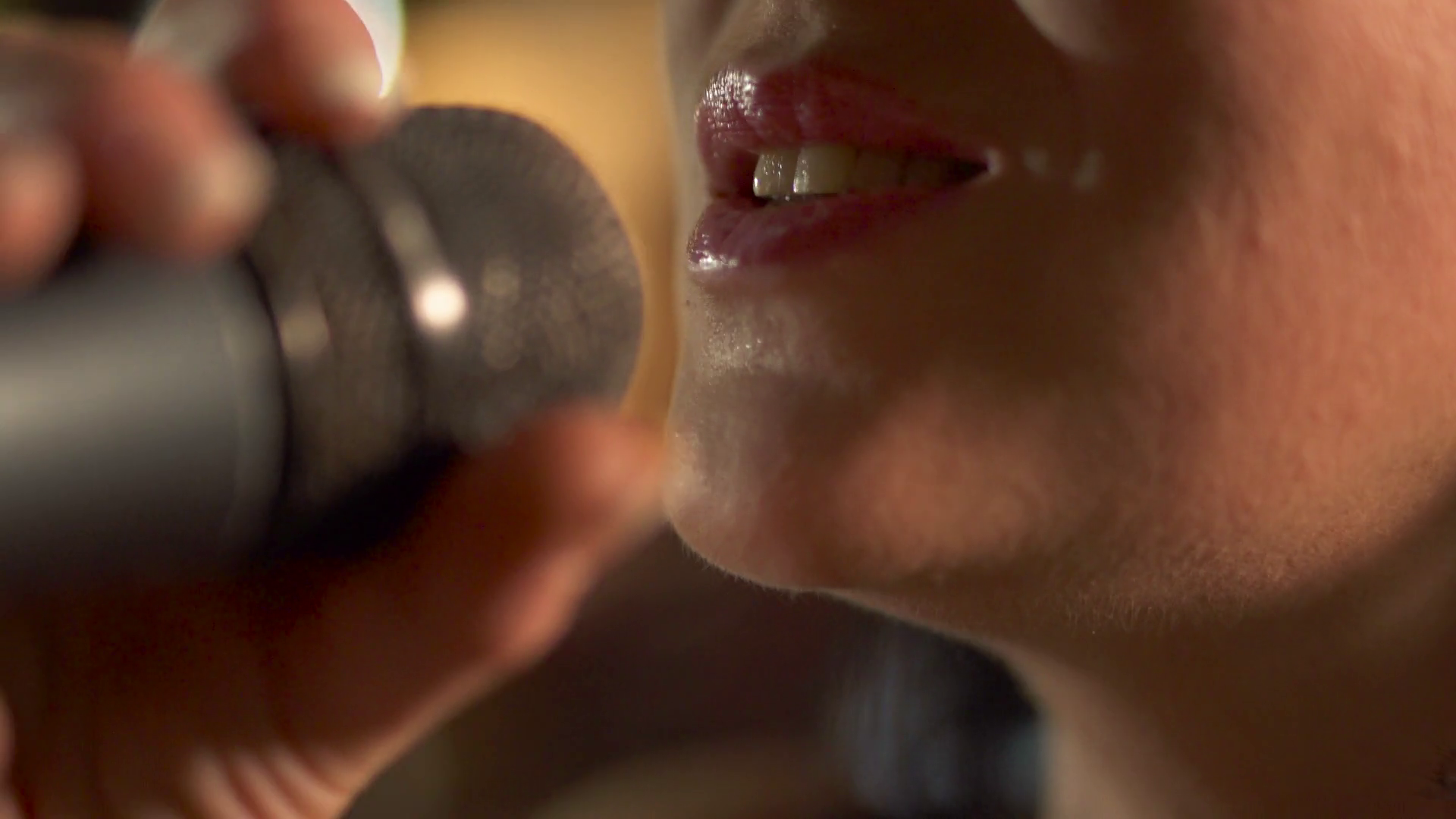 Woman Sing In Mircophone Stock Footage SBV-325510273 - Storyblocks