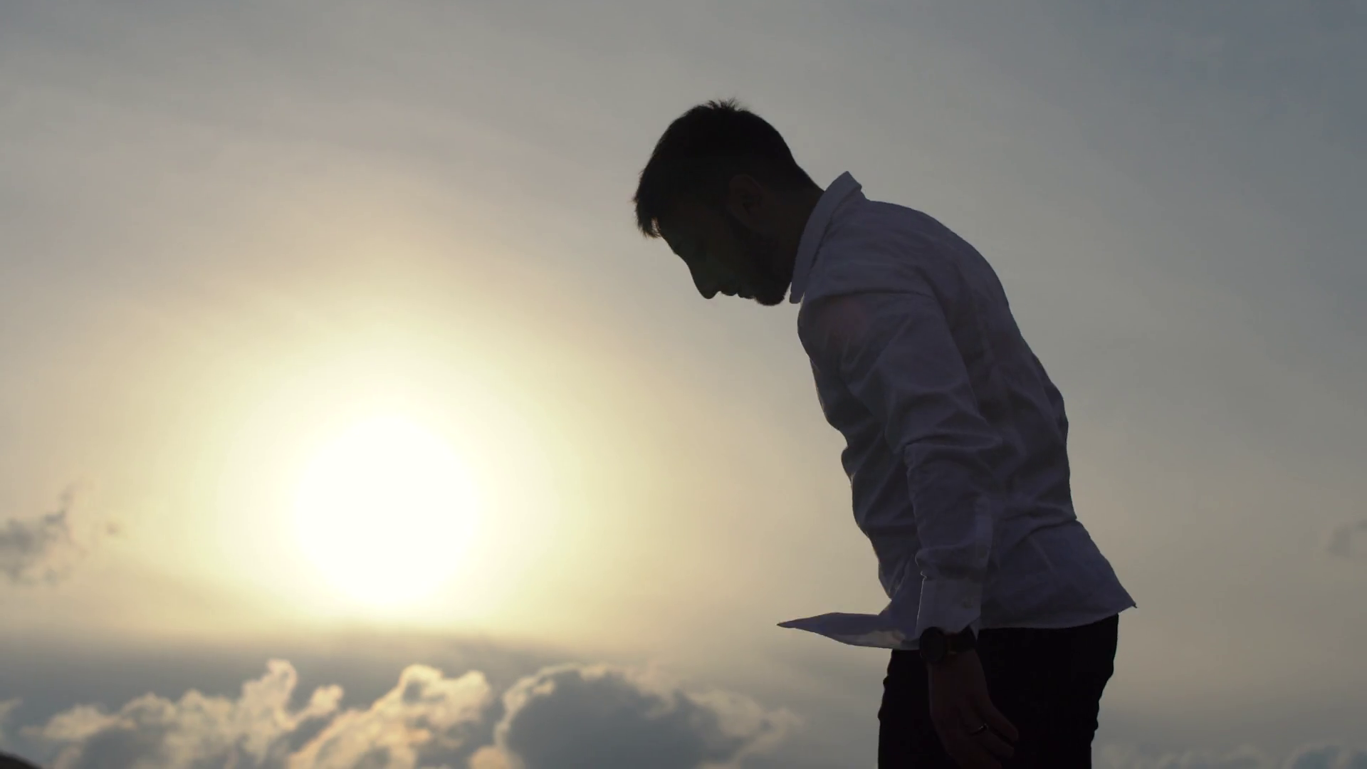 Young Person Embracing Freedom Believing In Stock Footage SBV-335116554 ...