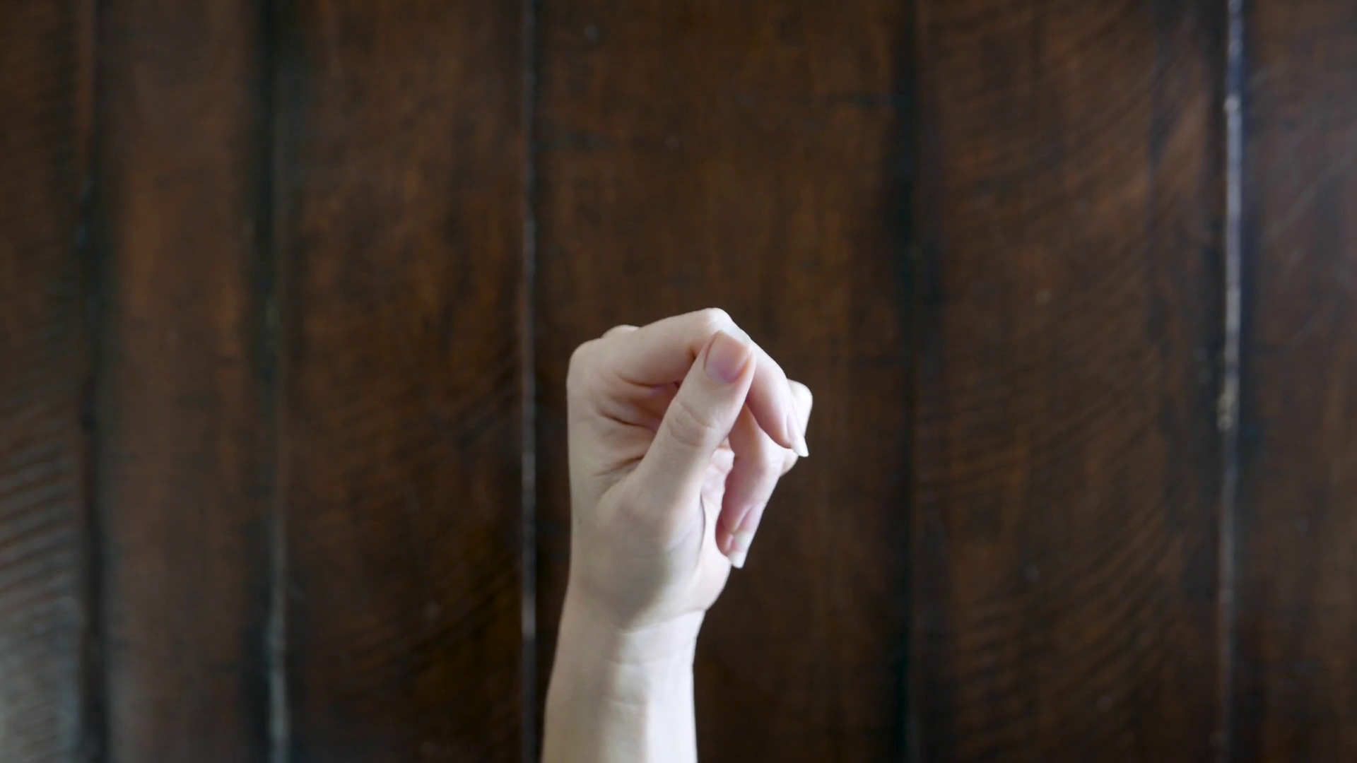 A Hand In Frame Counts To Five With It's Stock Footage SBV-333816641 ...