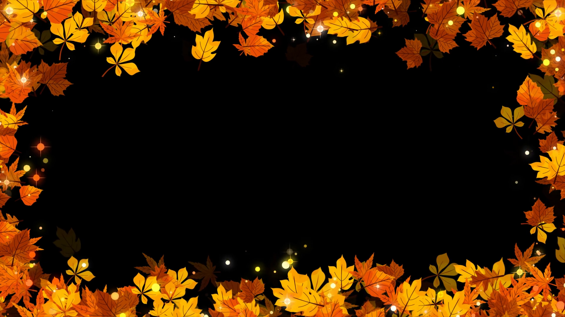 Autumn Frame Display Autumn Frame Display Stock Motion Graphics SBV ...