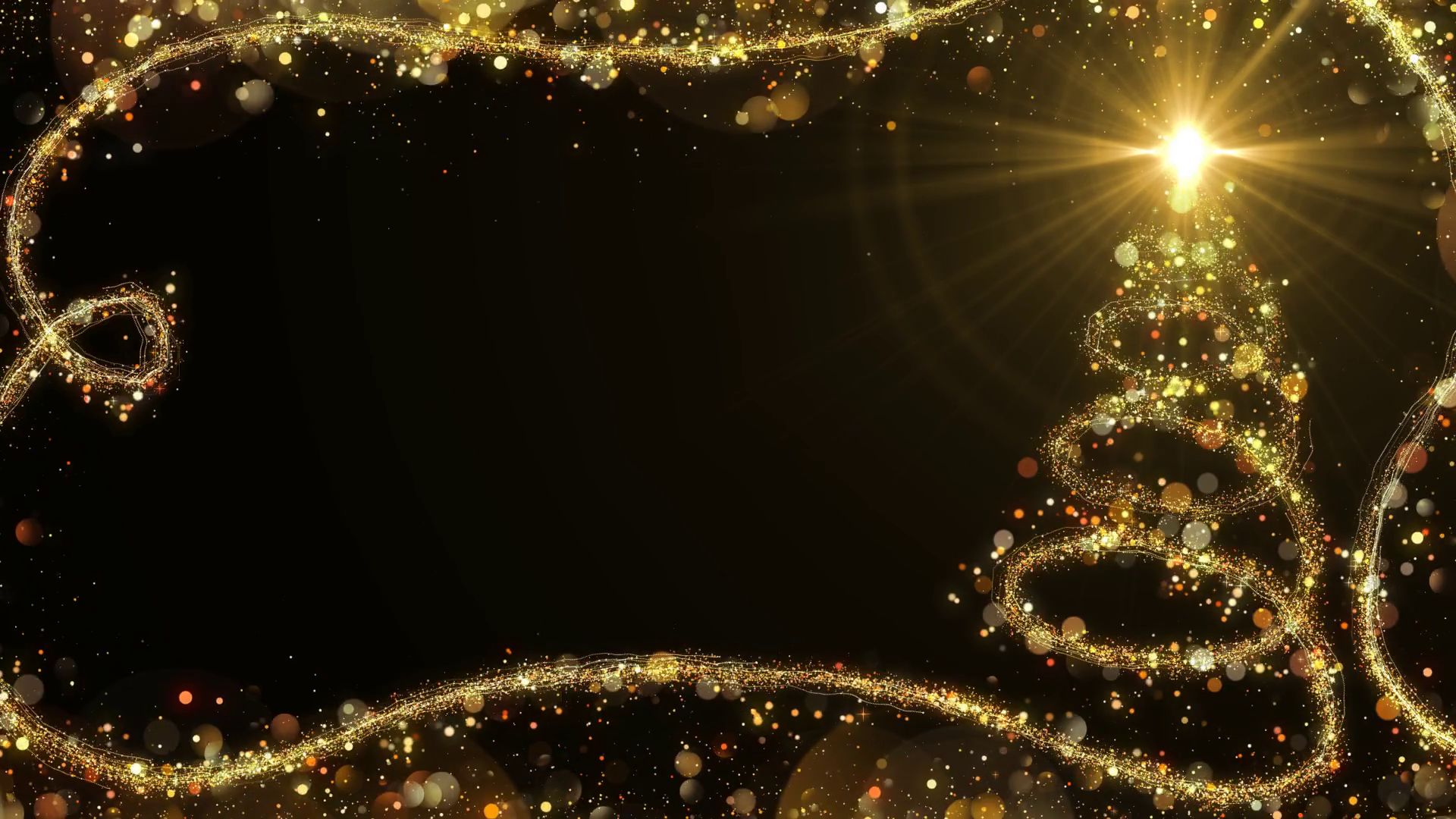 Magical Glittering Christmas Frame With Stock Motion Graphics SBV ...