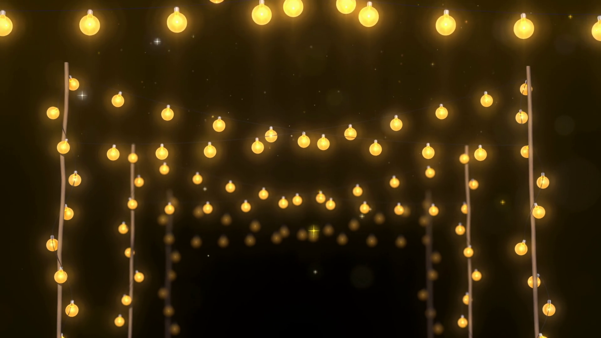 Christmas Lights Background With Particle Stock Motion Graphics SBV ...