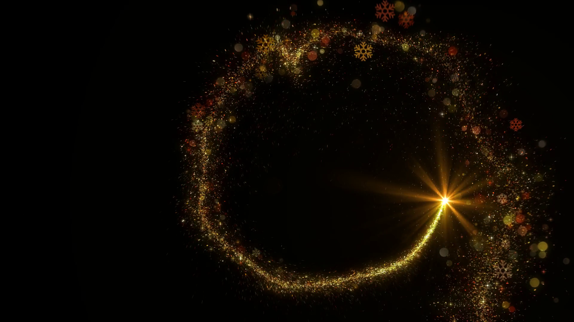 Christmas Particles Decoration Overlays On Stock Motion Graphics SBV ...