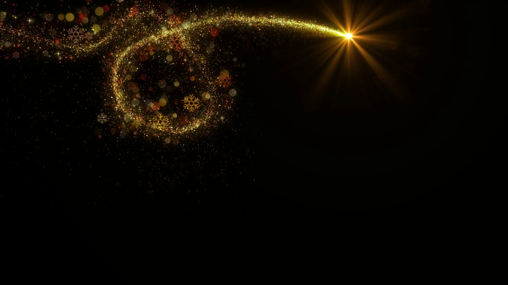 Christmas Particles Decoration Overlays On Stock Motion Graphics SBV ...