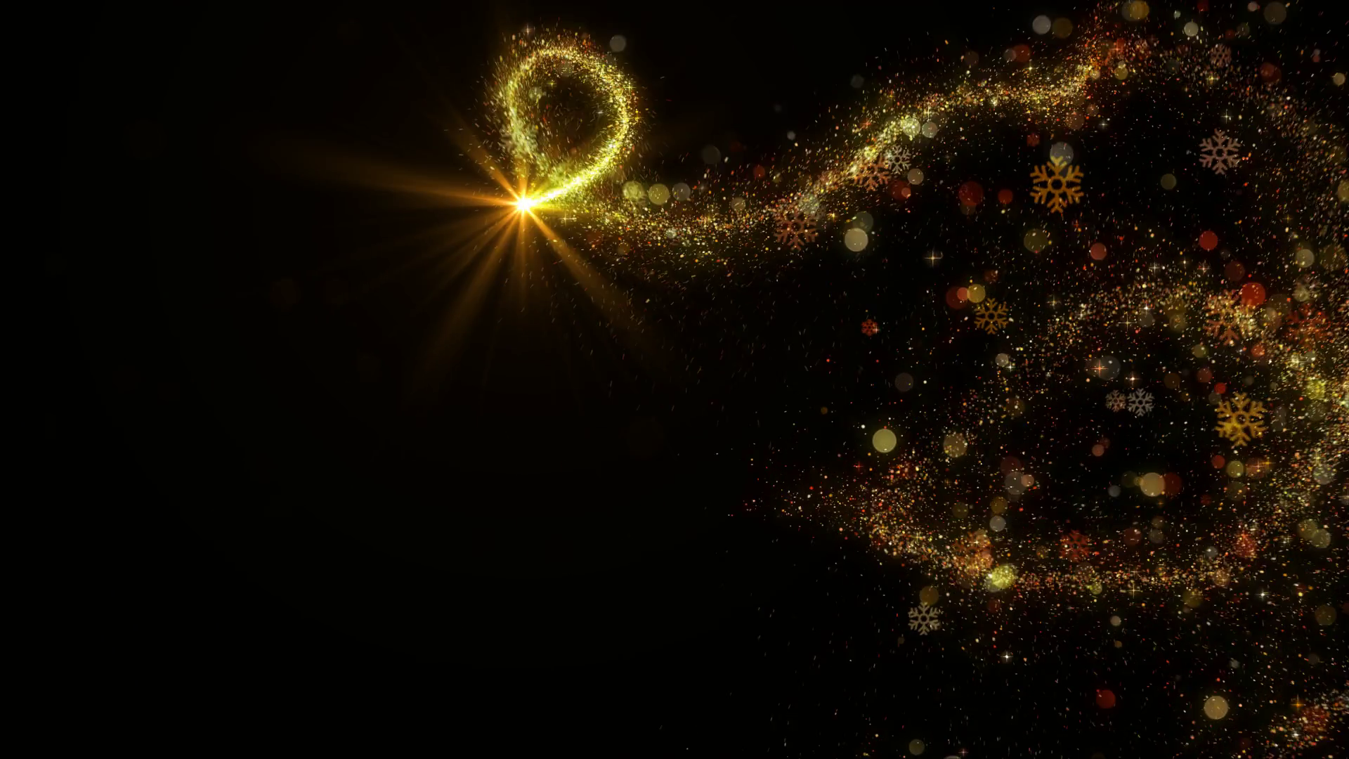 Christmas Particles Decoration Overlays On Stock Motion Graphics SBV ...