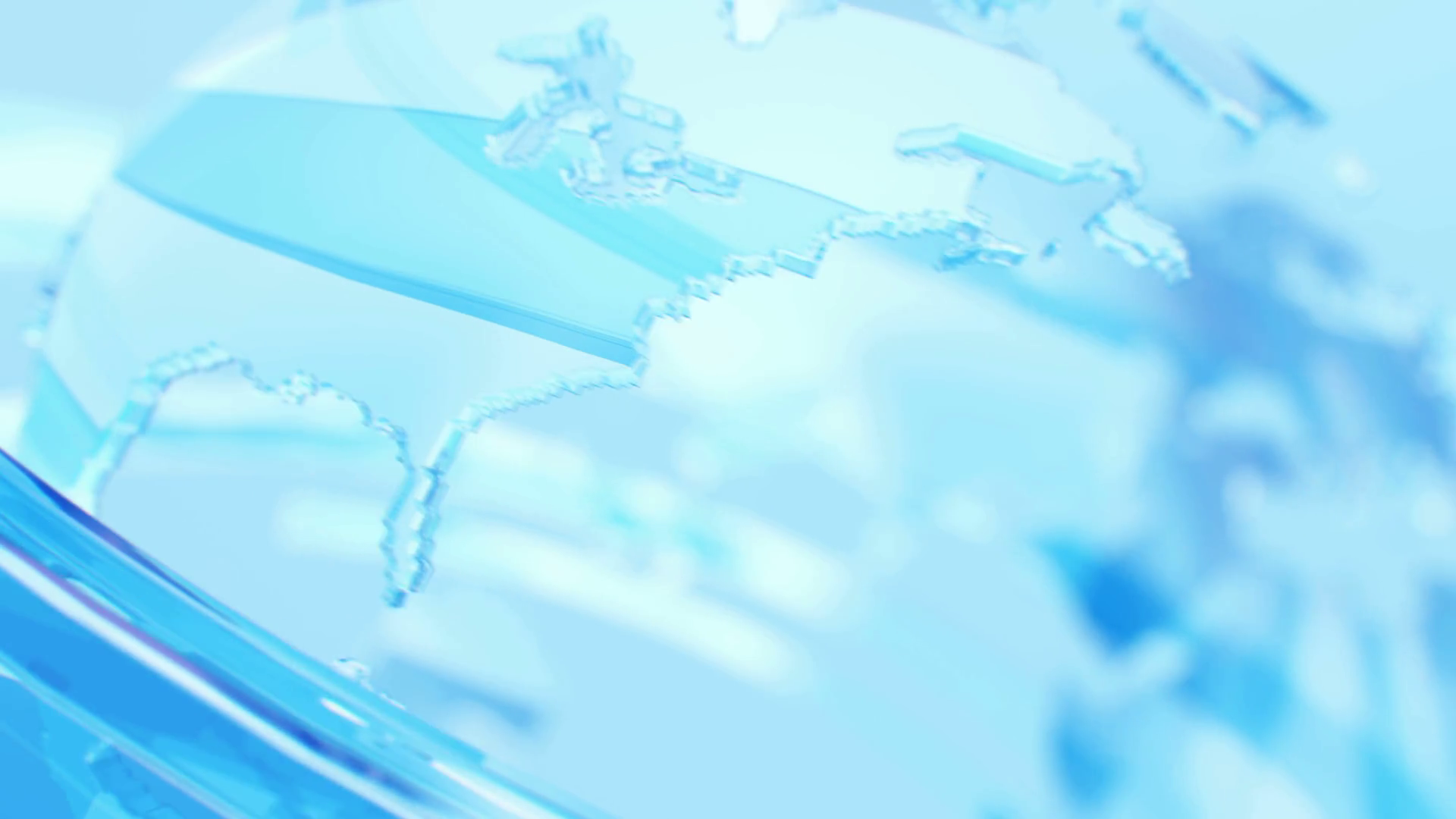 Blue Glass Globe - Clean World News Stock Motion Graphics SBV-348834902 ...