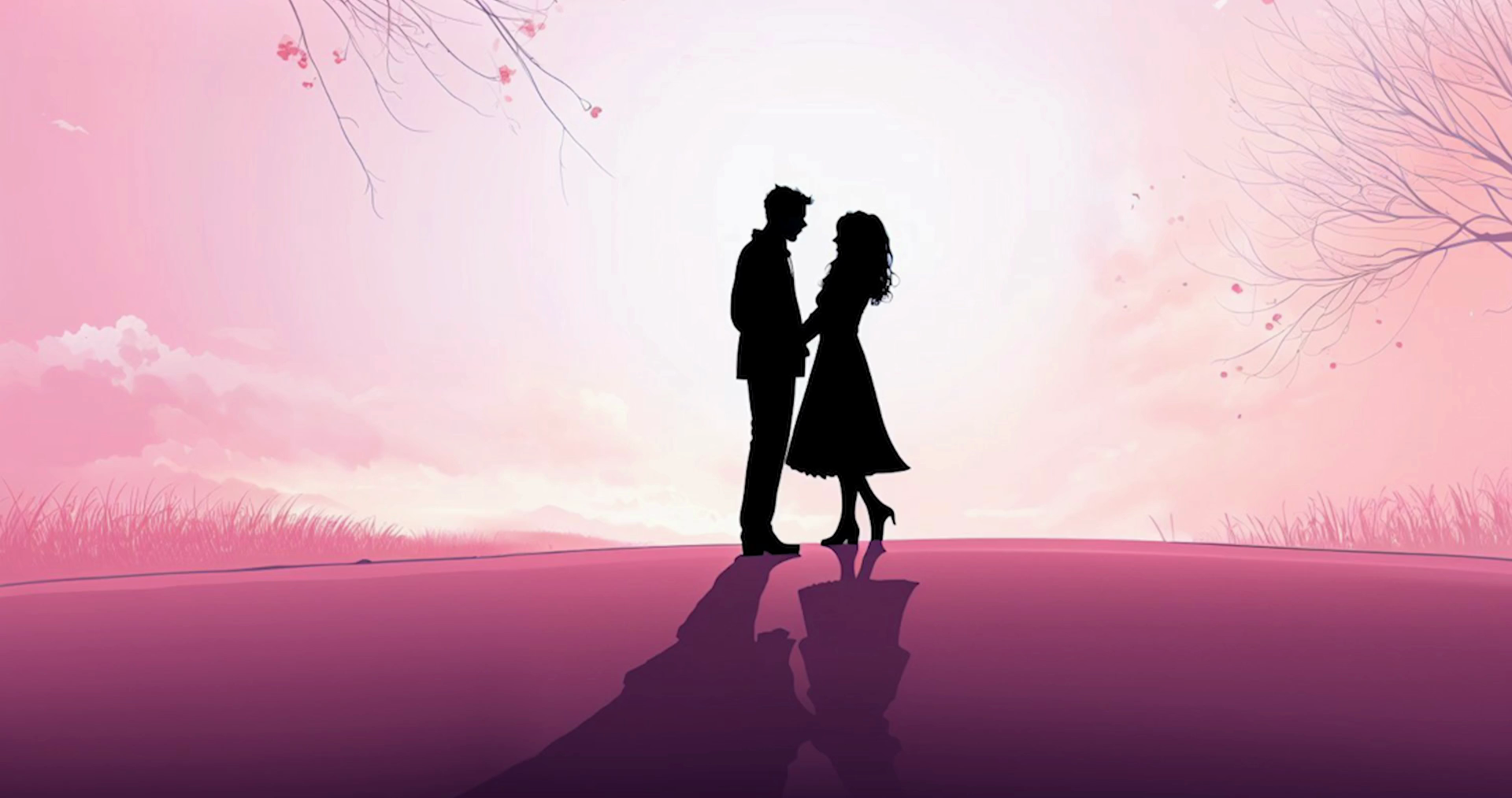 Valentine Day Couple Background Stock Motion Graphics SBV-348794911 ...