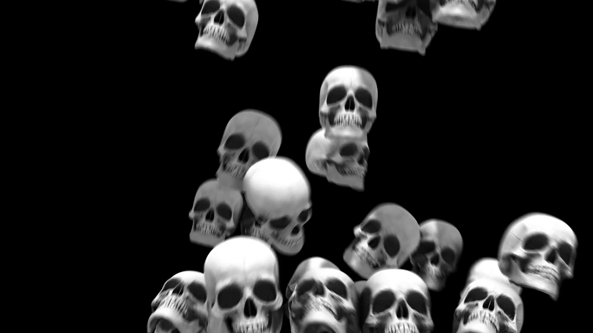 Skulls Halloween Transition Skulls Halloween Stock Motion Graphics SBV ...
