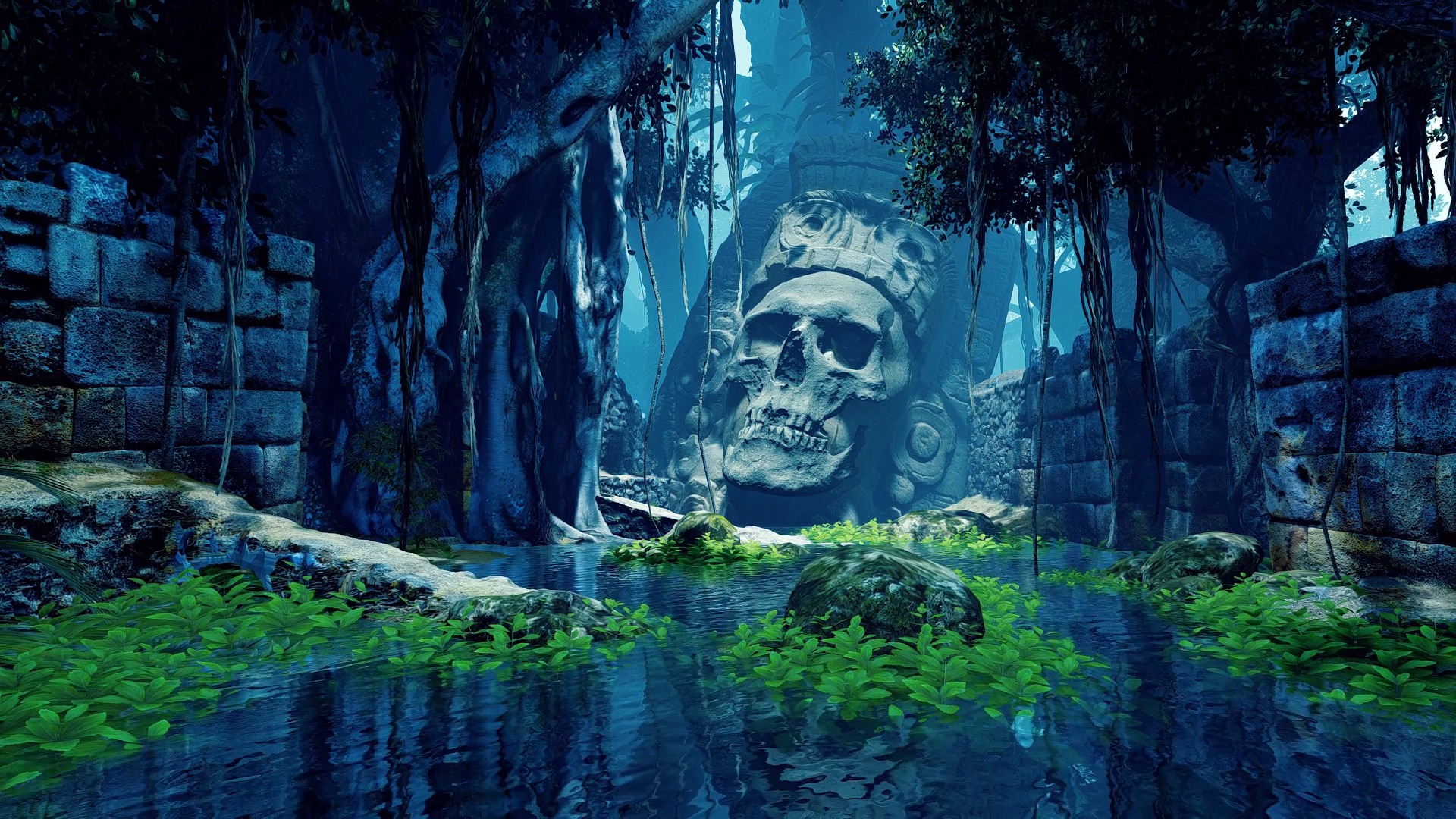 Temple Of Death In Jungle Stock Motion Graphics SBV-348766954 - Storyblocks