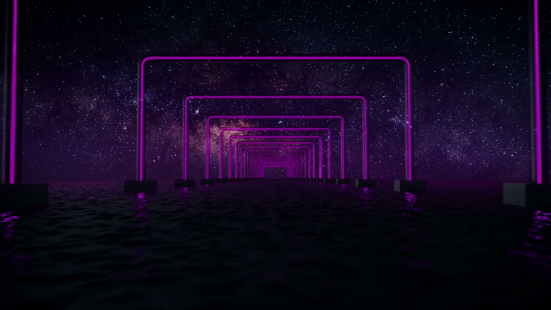 Vj Lights Tunnel On Water Vj Lights Tunnel Stock Motion Graphics SBV ...