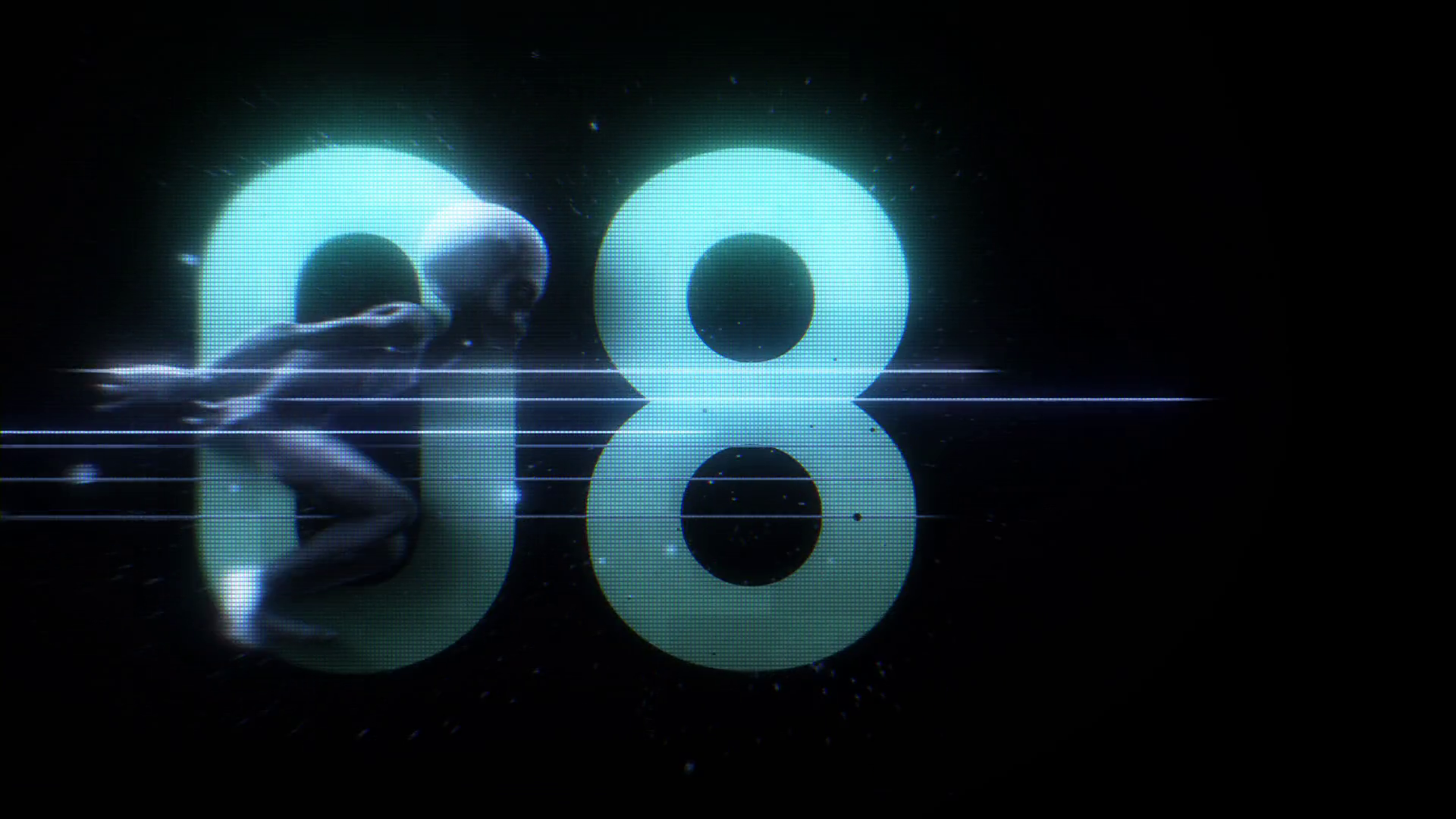 Alien Glitch Countdown Number 08 Stock Motion Graphics SBV-351946384 ...
