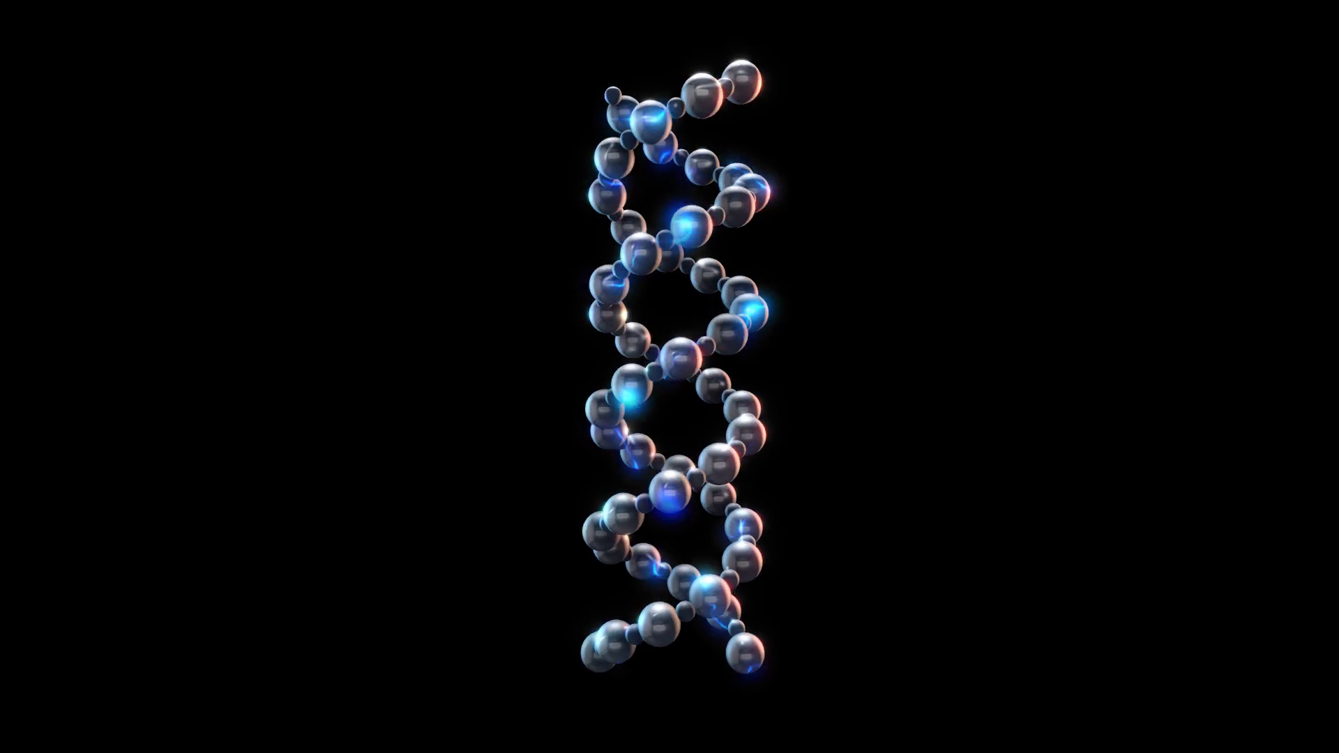 Chrome Spinning 3d Sub Atomic Dna Structure Stock Motion Graphics SBV ...
