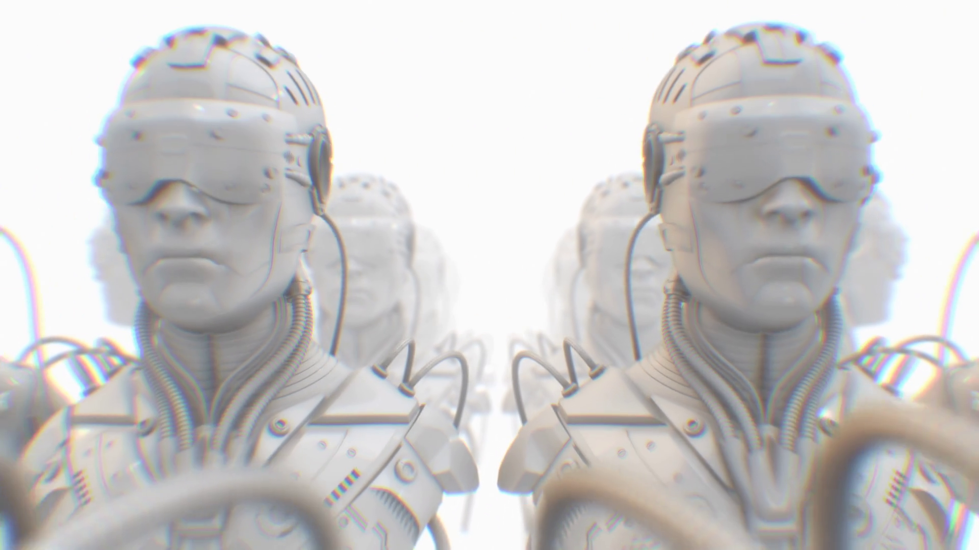 Cyberpunk Clones Loop Stock Motion Graphics SBV-351849418 - Storyblocks