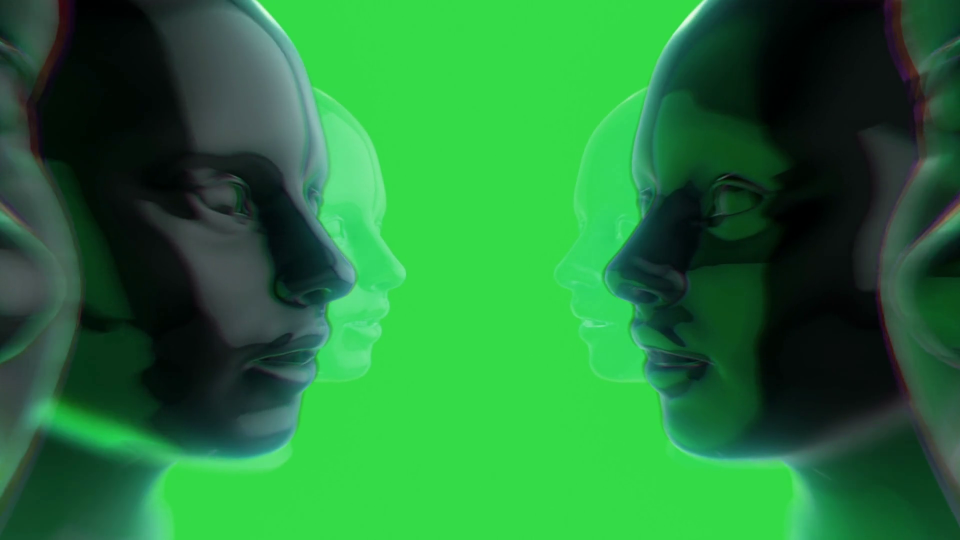 Faces Side Profiles 05 Stock Motion Graphics SBV-351871267 - Storyblocks