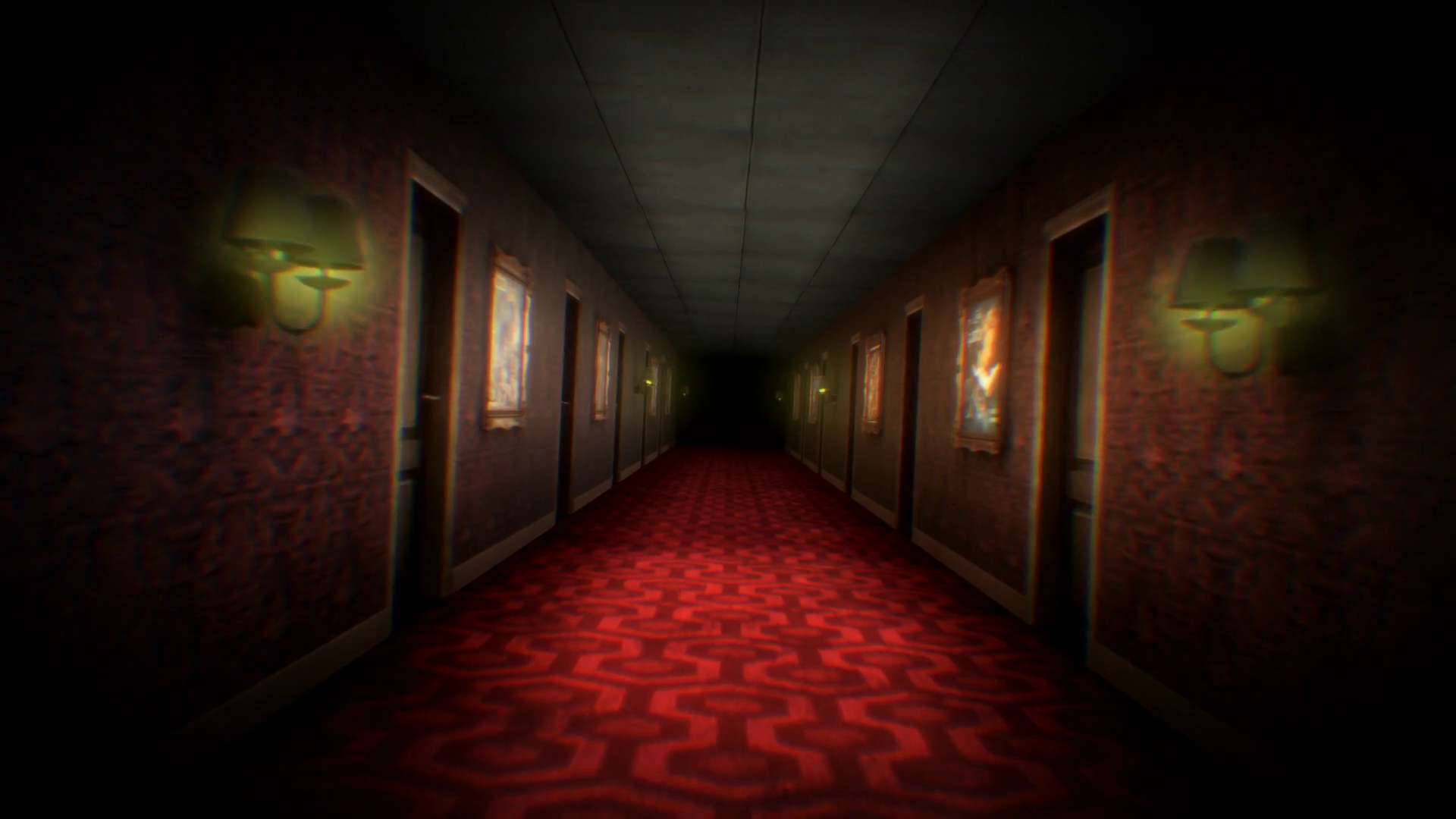 Horror Hallway Loop Stock Motion Graphics SBV-351861271 - Storyblocks
