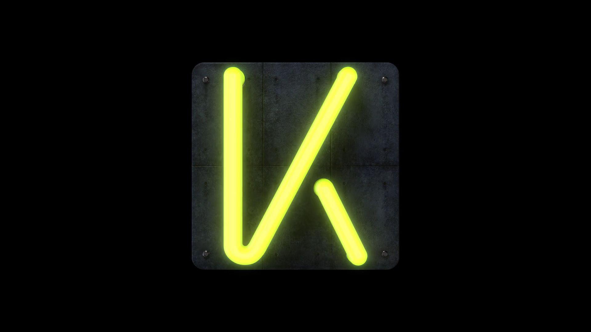 Glowing Neon Letter K Stock Motion Graphics SBV-351932395 - Storyblocks