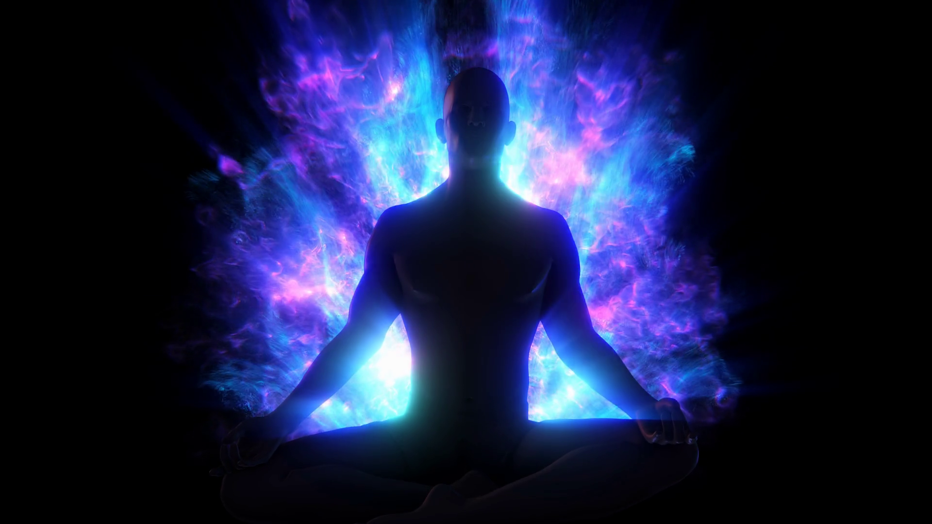 Meditating Lotus Pose & Eneretic Aura Stock Motion Graphics SBV ...