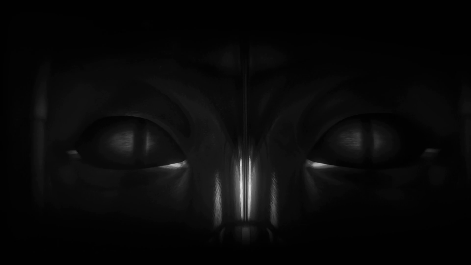 Masked Entity With Piercing Bright Yellow Stock Motion Graphics SBV ...