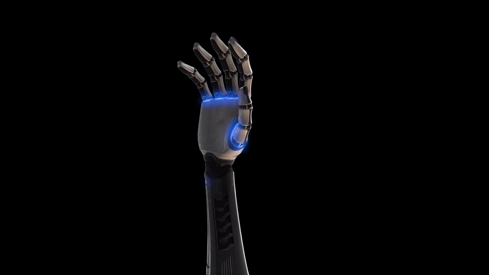Moving Robot Hand With Alpha Stock Motion Graphics SBV-351923016 ...
