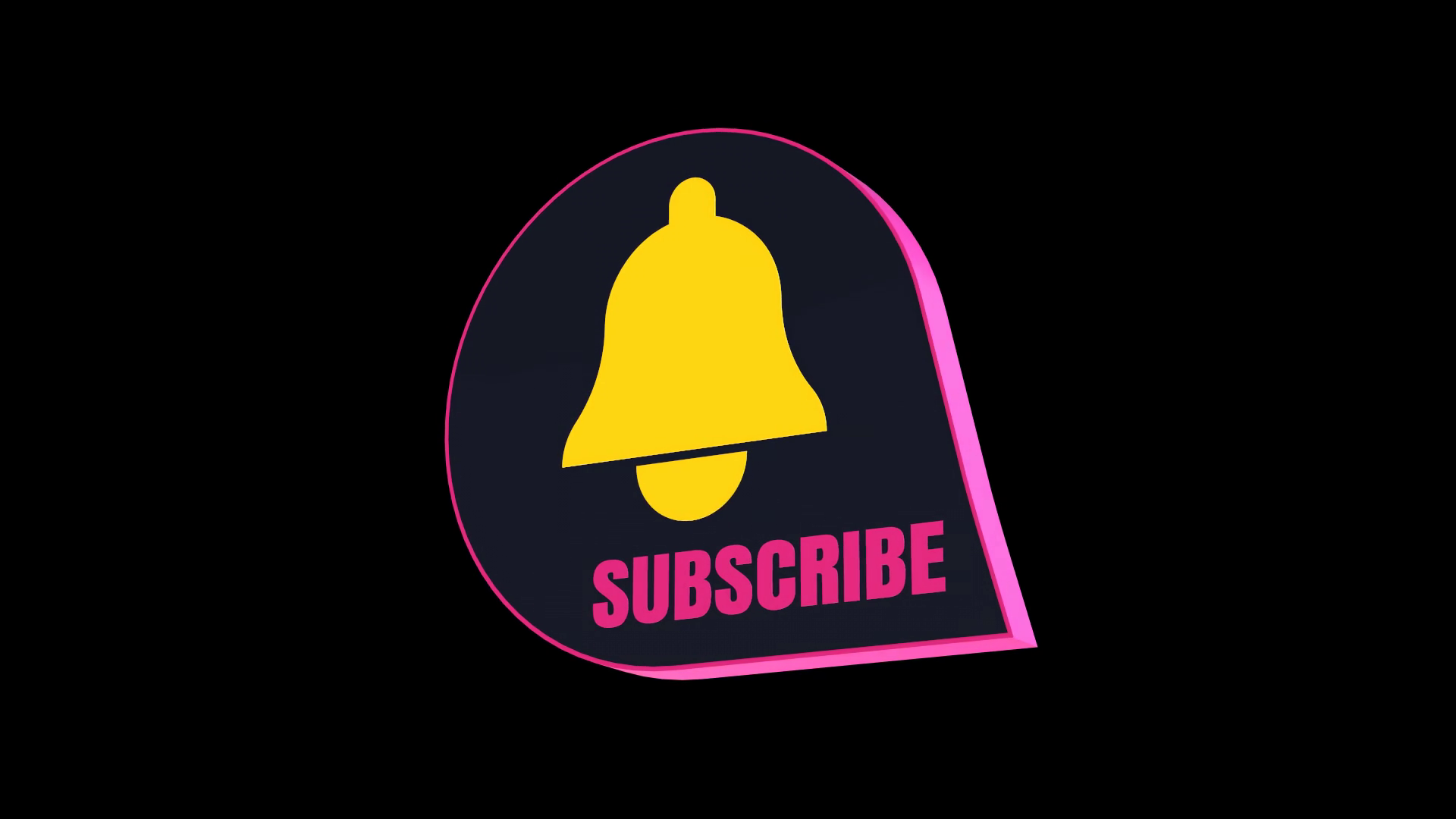 Neon Subscribe Icon Bell Stock Motion Graphics SBV-351984421 - Storyblocks