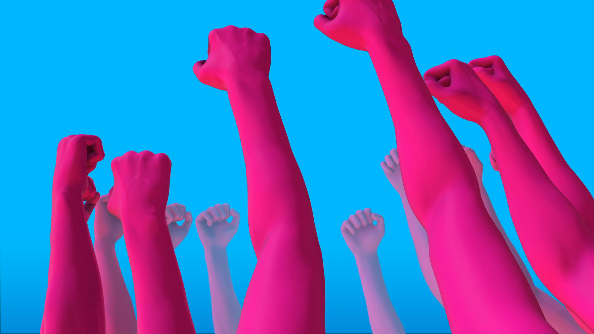 Raised Protest Fists Stock Motion Graphics SBV-351908070 - Storyblocks